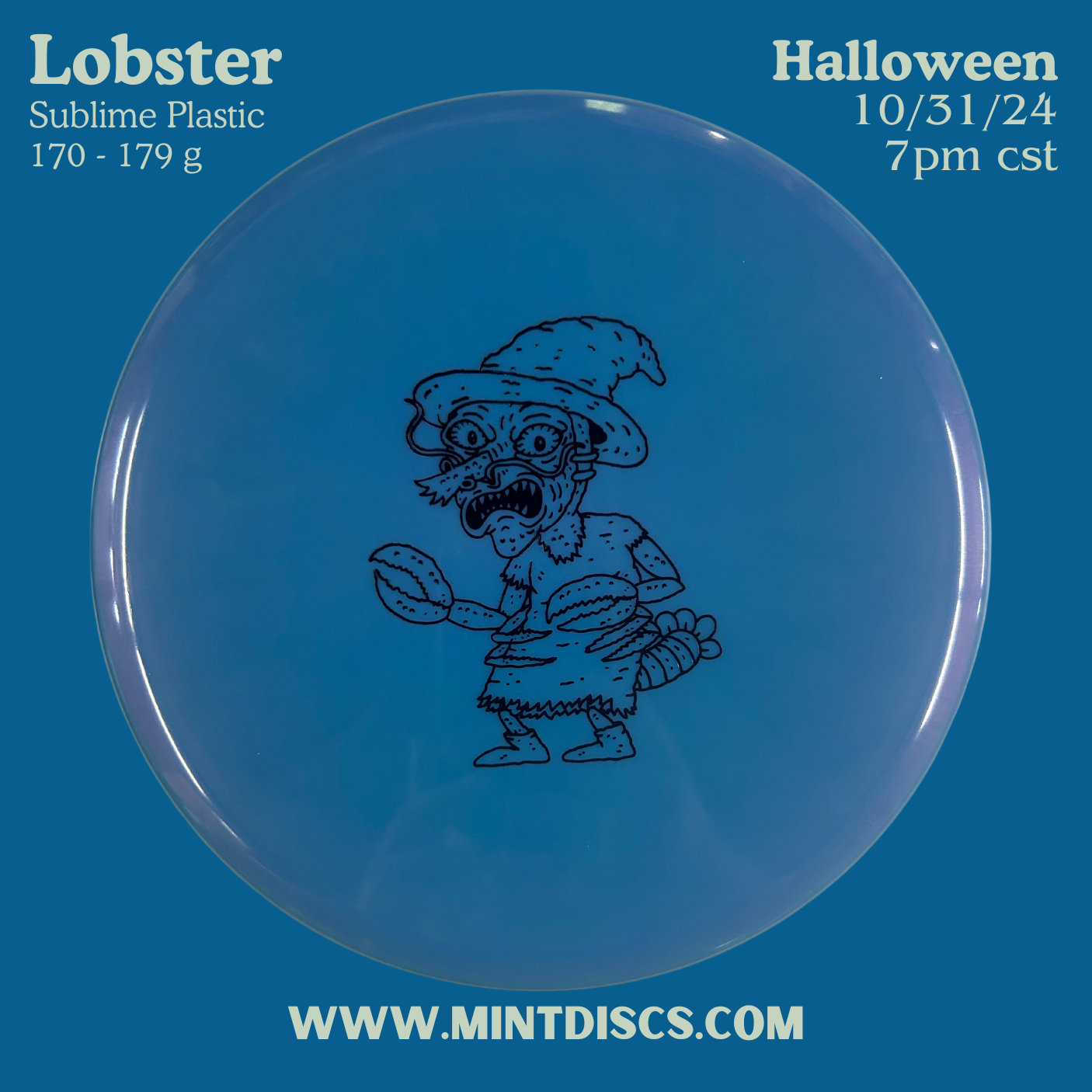 Lobster - Sublime Plastic (SB-LB02-24) | HALLOWEEN WITCH – Mint Discs